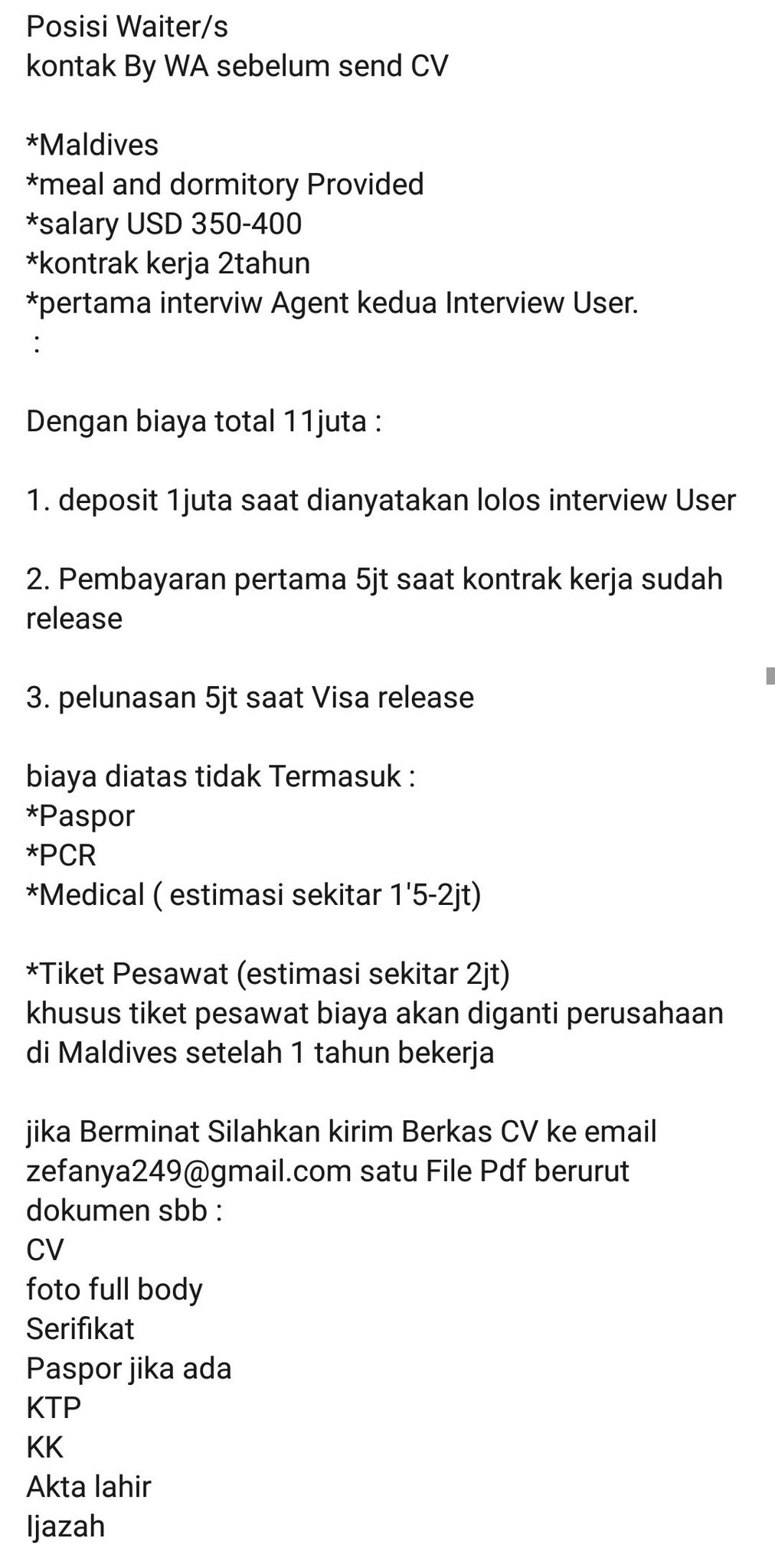 BACA RULES DI (bit.ly/worksfess) on Twitter: "Work! Hai, mau nanya emang kalo mau kerja di LN ...