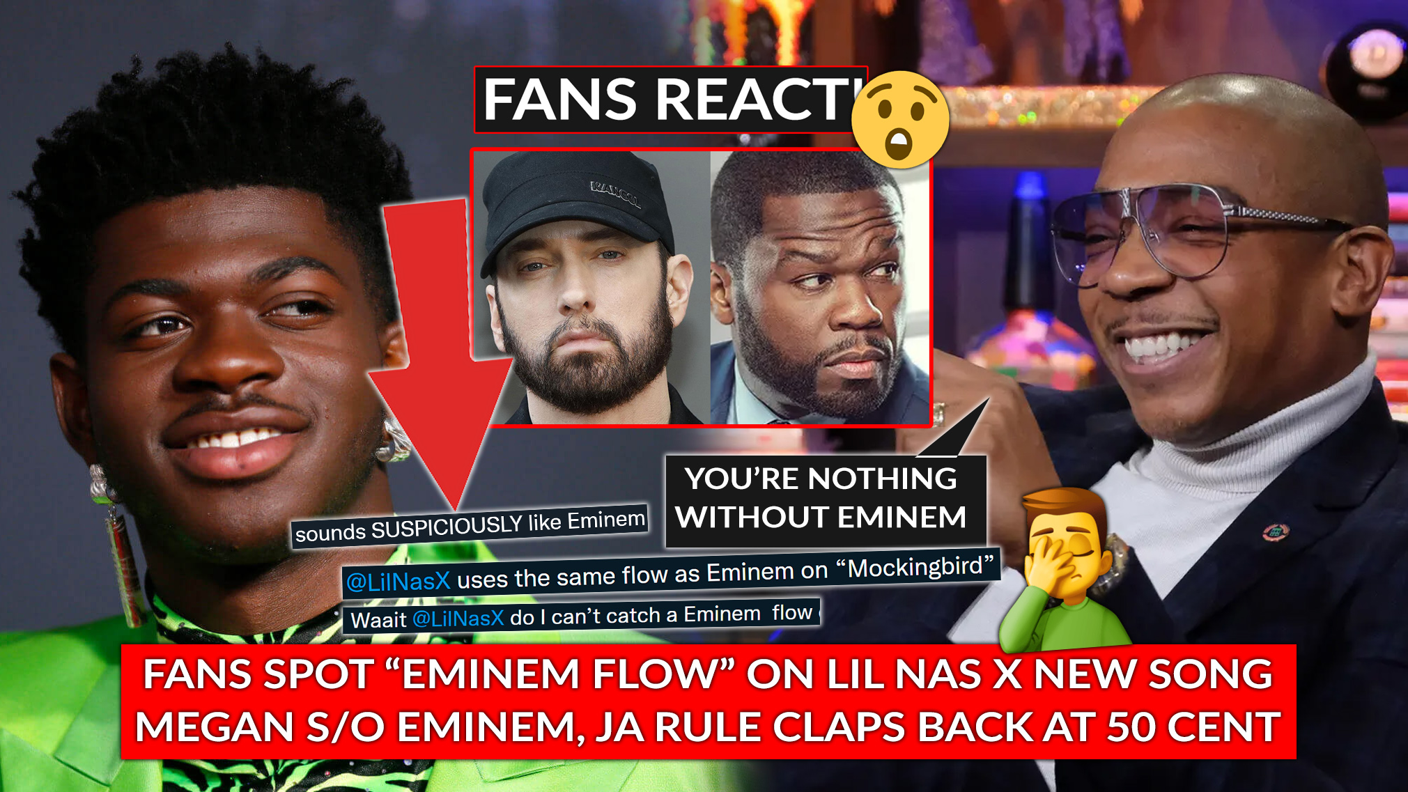 Ja Rule And Eminem Eminem Beefs: Feuds With Mariah Carey, MGK & More