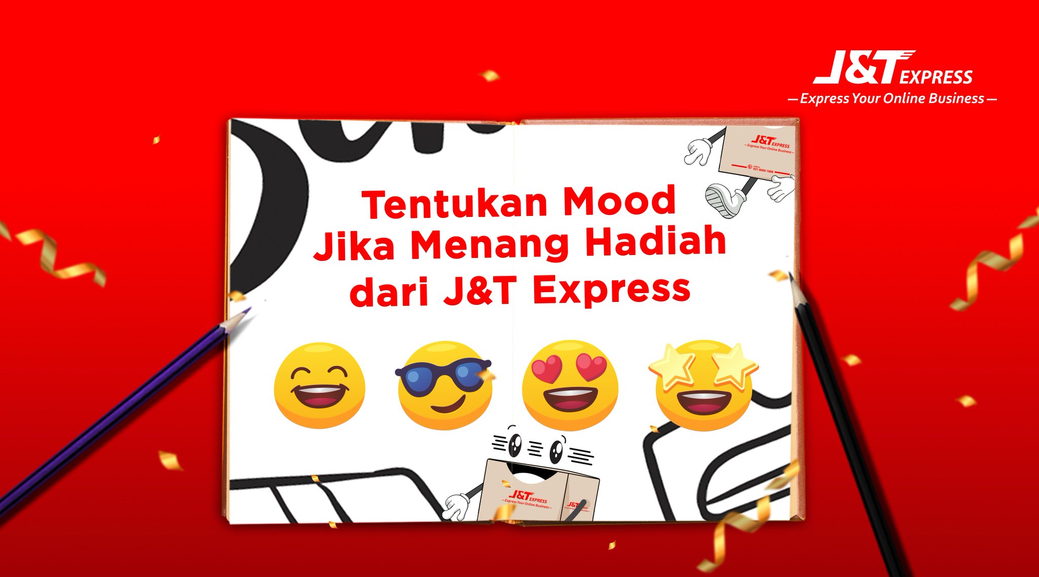 J&T Express Indonesia on Twitter: "Yuuhuu JnT Friends~ Coba ceritain ke mimin di kolom komentar ...