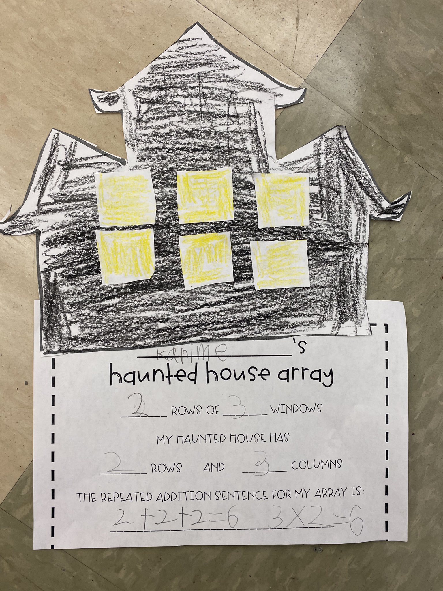 Sarah Dlouhy on Twitter: "👻In math class we learned how to multiply two ...