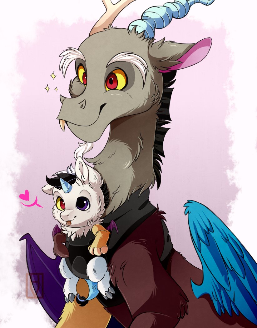 Mlp Discord And Celestia Kid