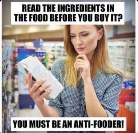 Food Label Memes