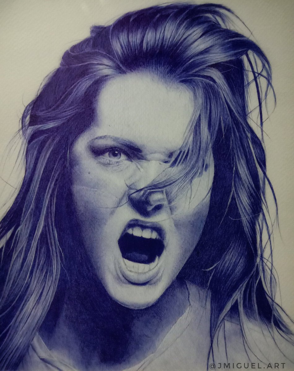 Realistic Angry Face Drawing