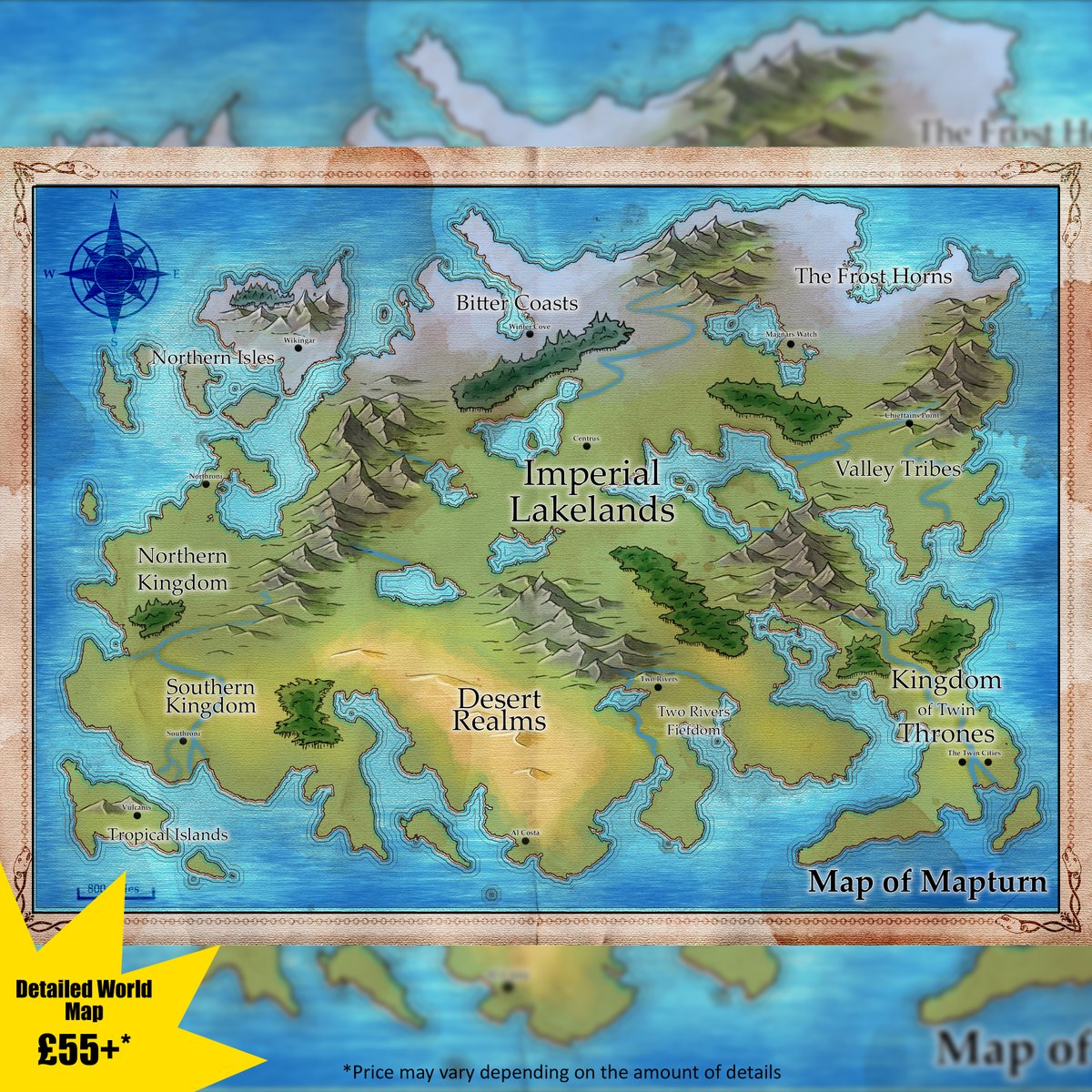 Golarion Map High Resolution