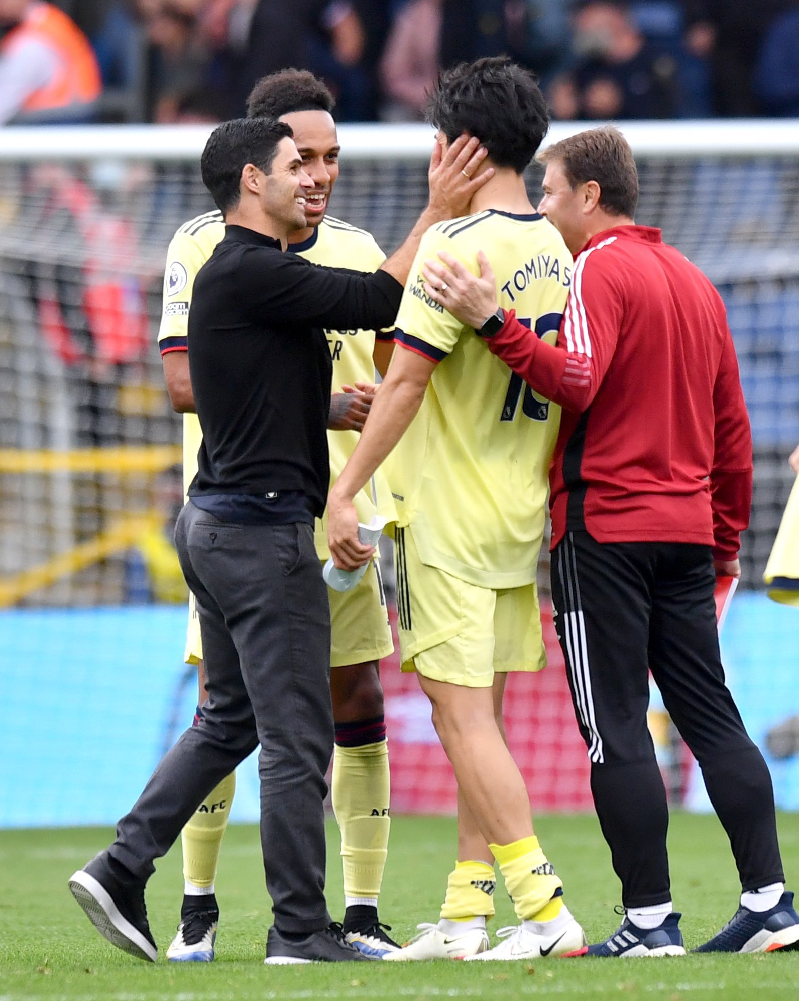 Afcstuff On Twitter Mikel Arteta And Takehiro Tomiyasu After The Full