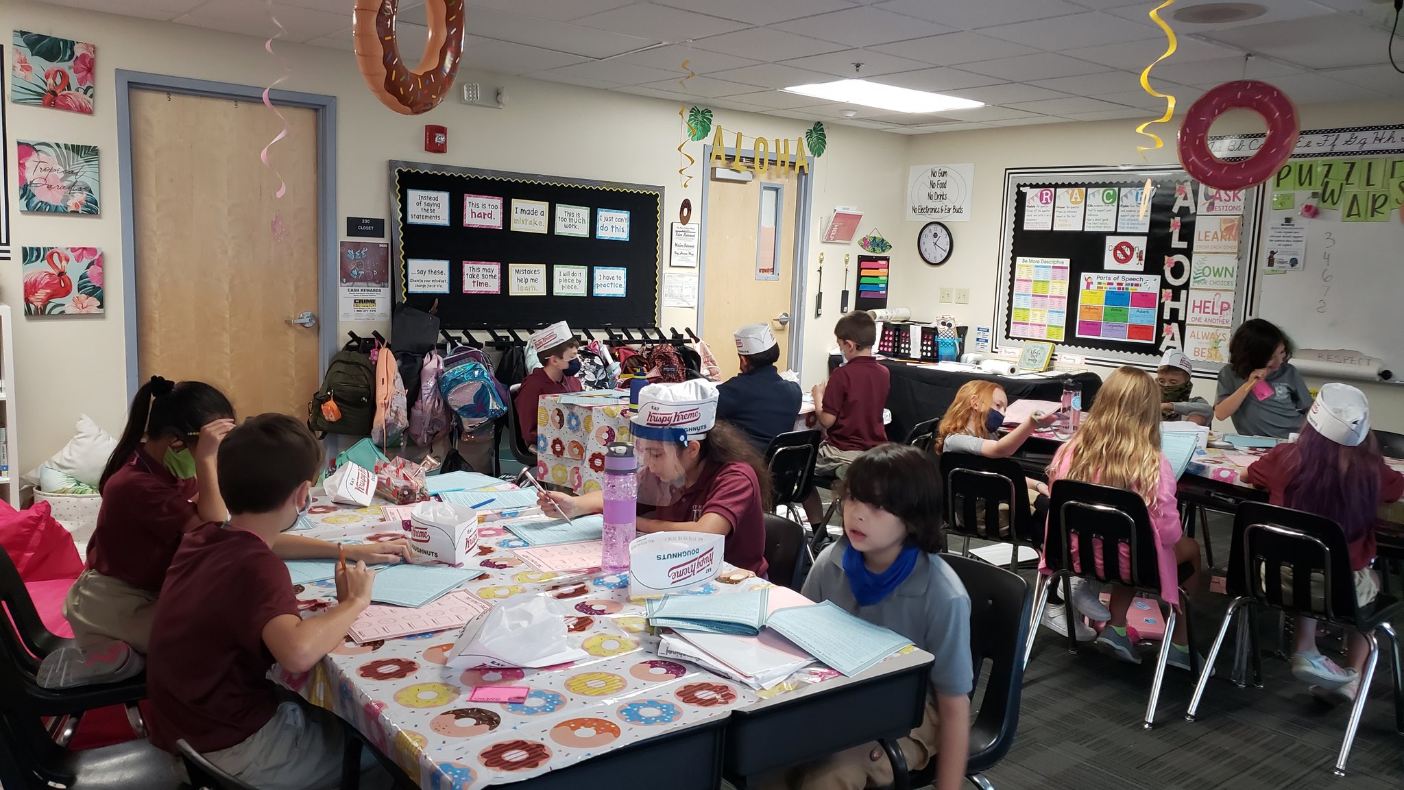 Beth Brumley on Twitter: "Our classroom turned into a donut shop to ...