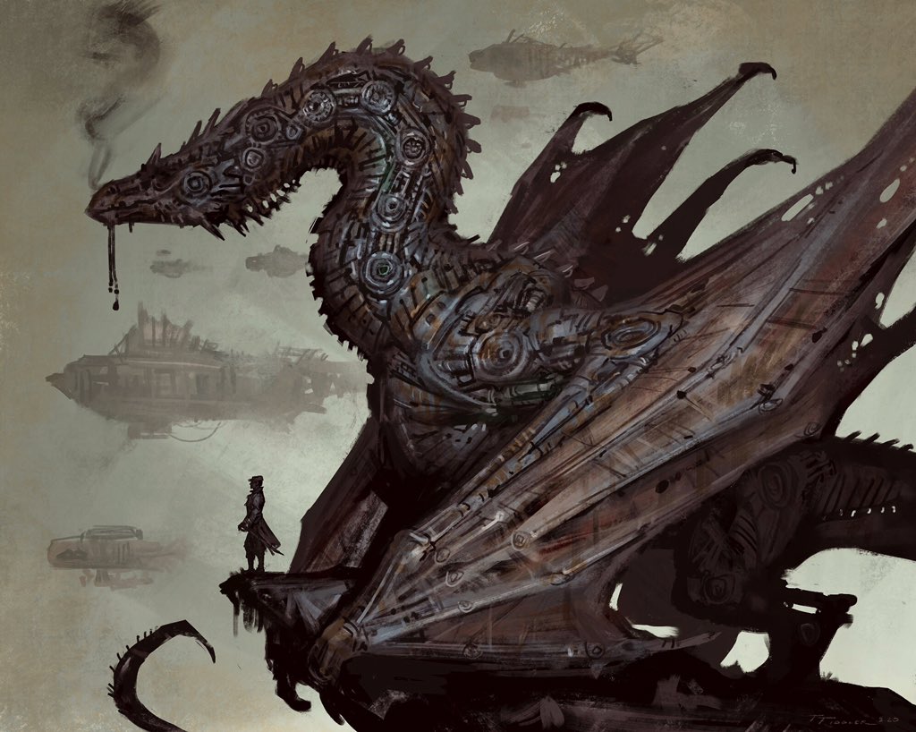 Steampunk Dragon Art