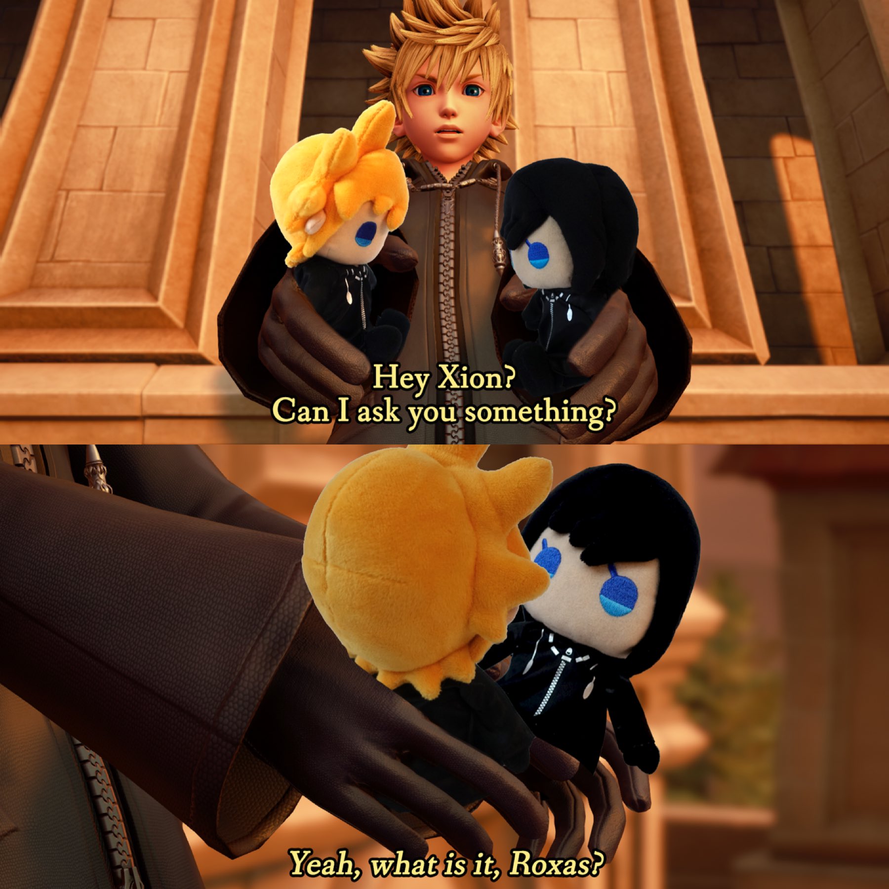 Kingdom Hearts Roxas And Xion