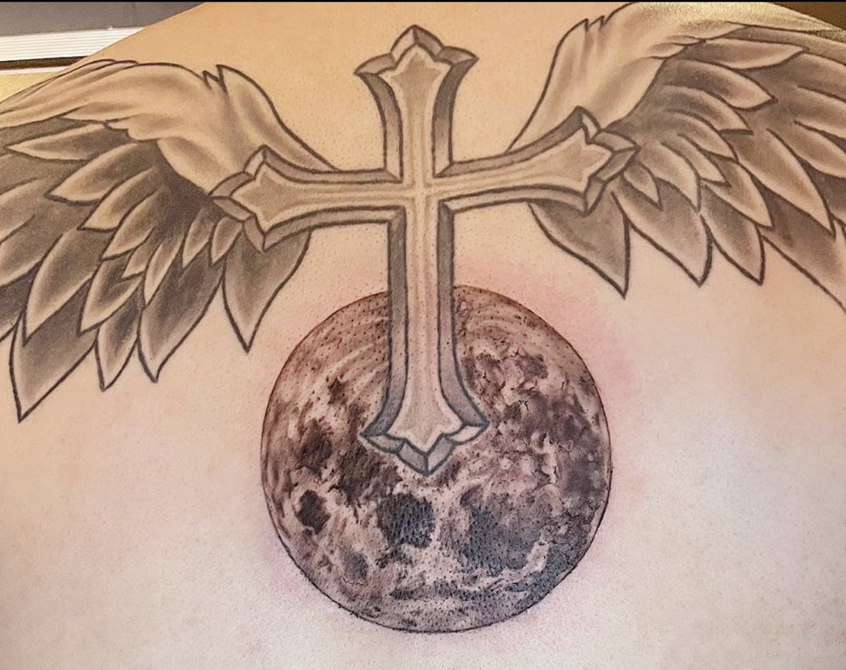 Taeyang Cross Tattoo