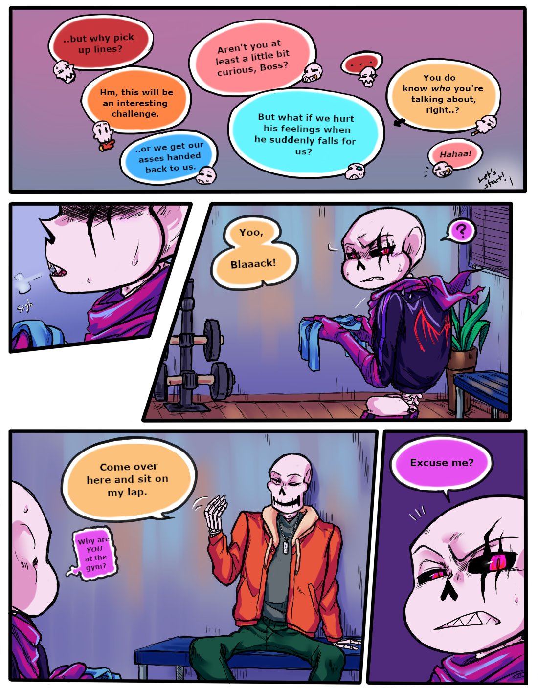 Amortem on Twitter: "Seduce Blackberry part 1.. #fontcest #papysans #fellswap #underfell # ...