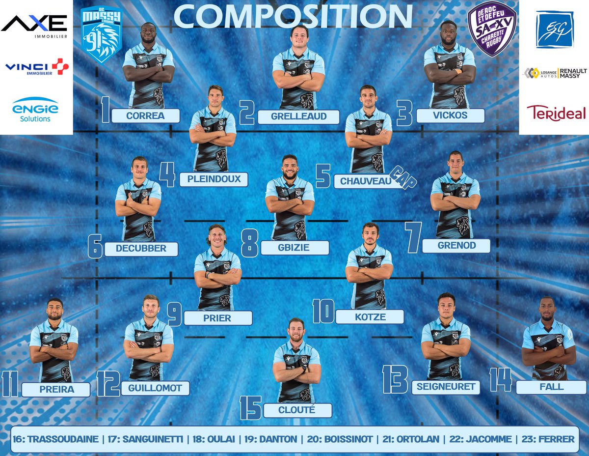 Actu Massy Essonne Rugby, match pro D2 RCME | Rugby Addict