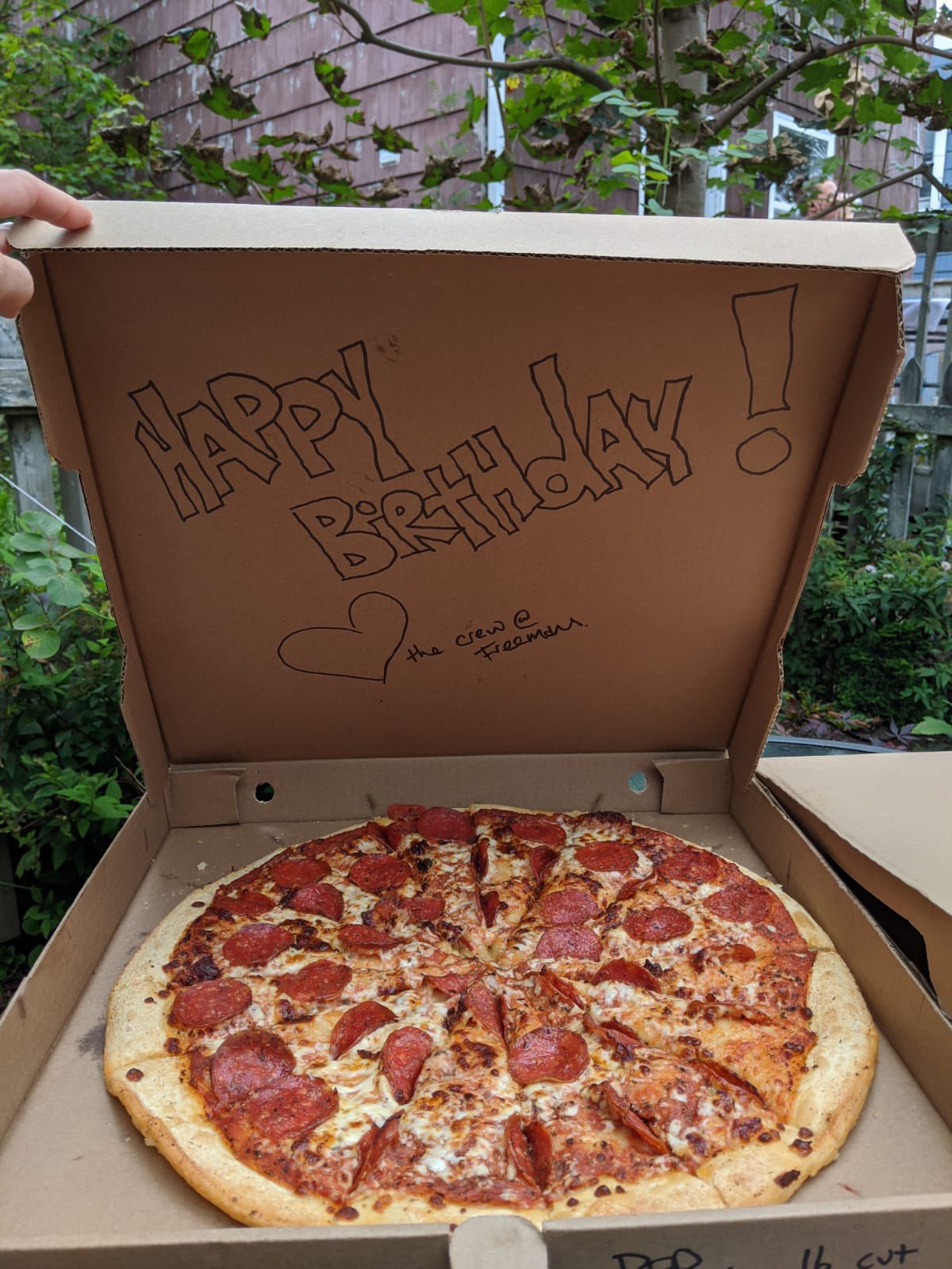 Birthday Pizza