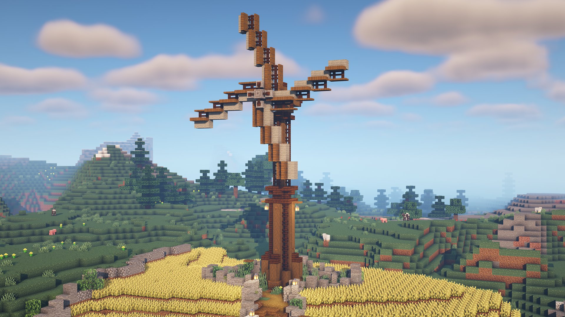 Minecraft Medieval Windmill