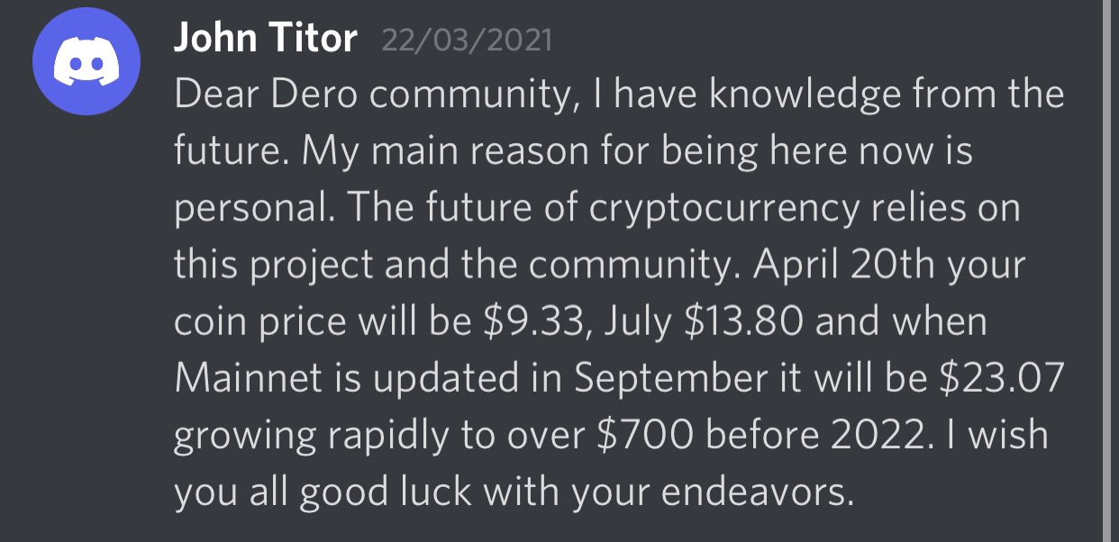 John Titor Predictions 2022