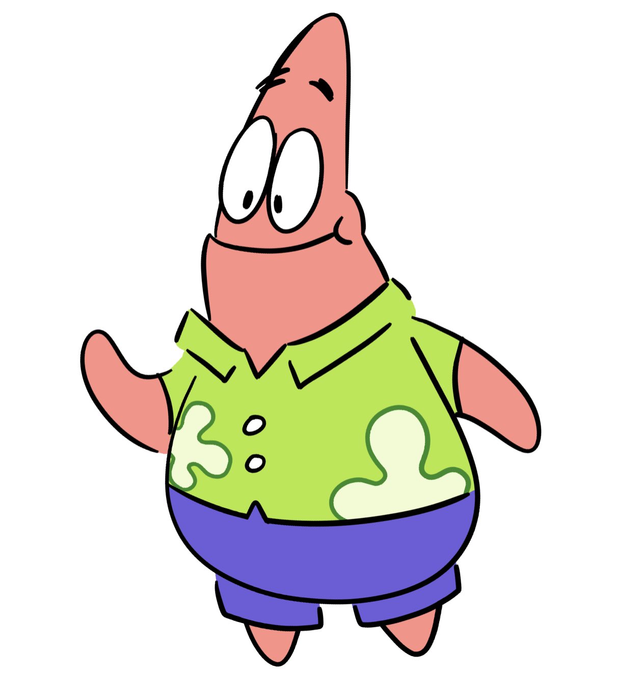Patrick Star Transparent