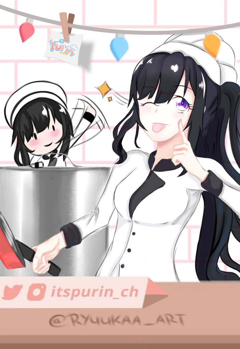 Ryuukaa on Twitter: "Hawoo~ #itspurinart @nefiliapurin…