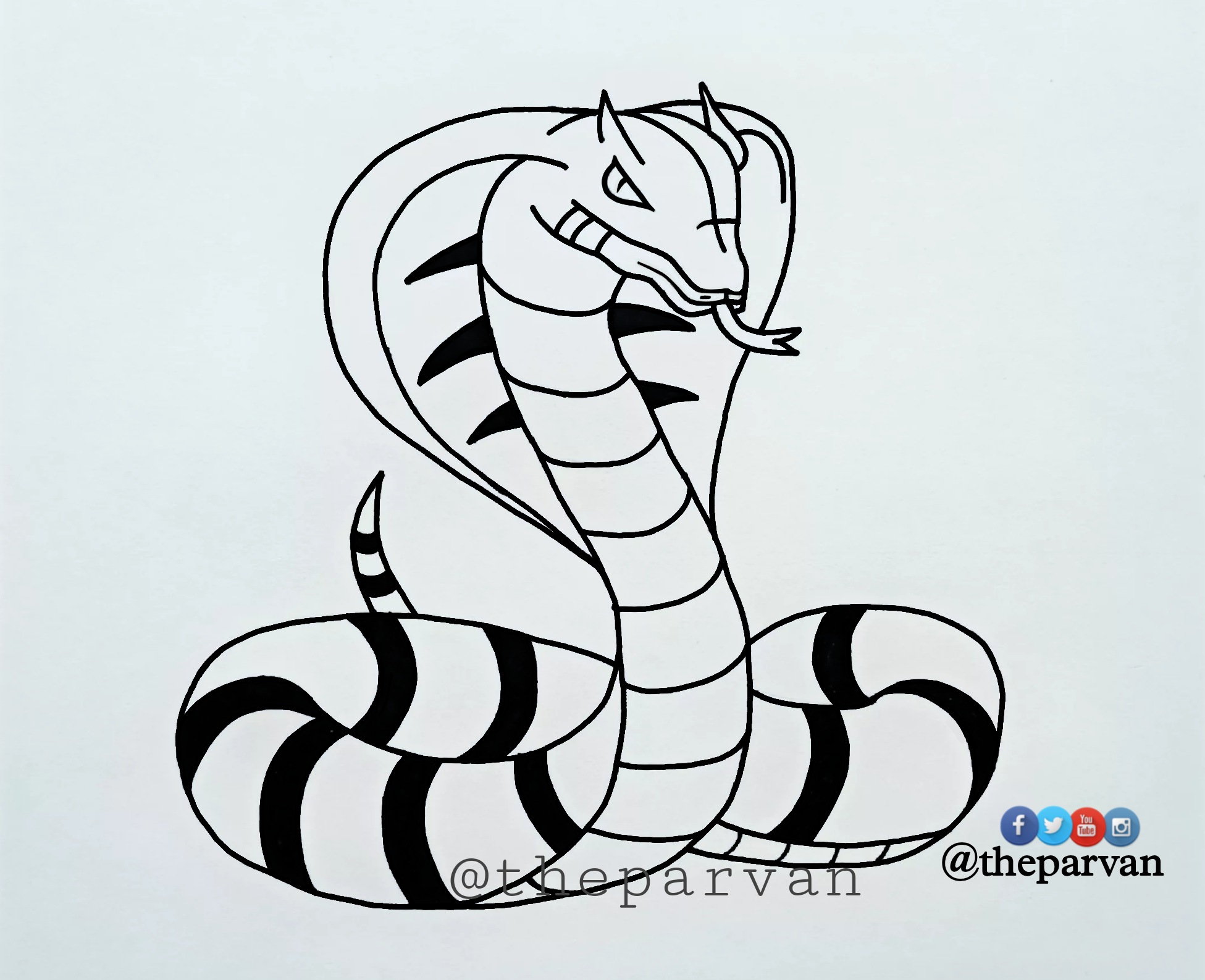 Simple Snake Drawings In Pencil