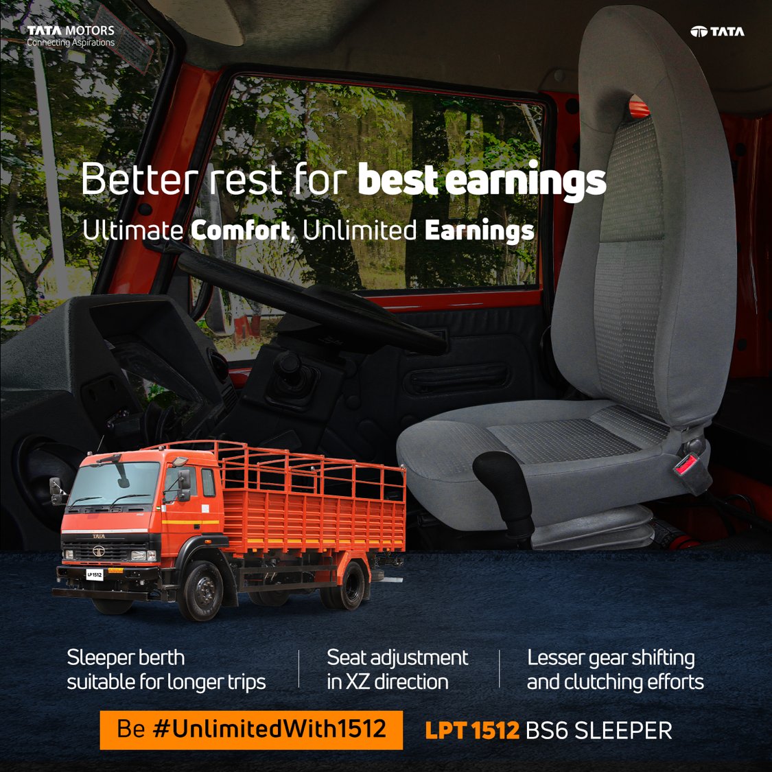 Tata Motors Truck Interior