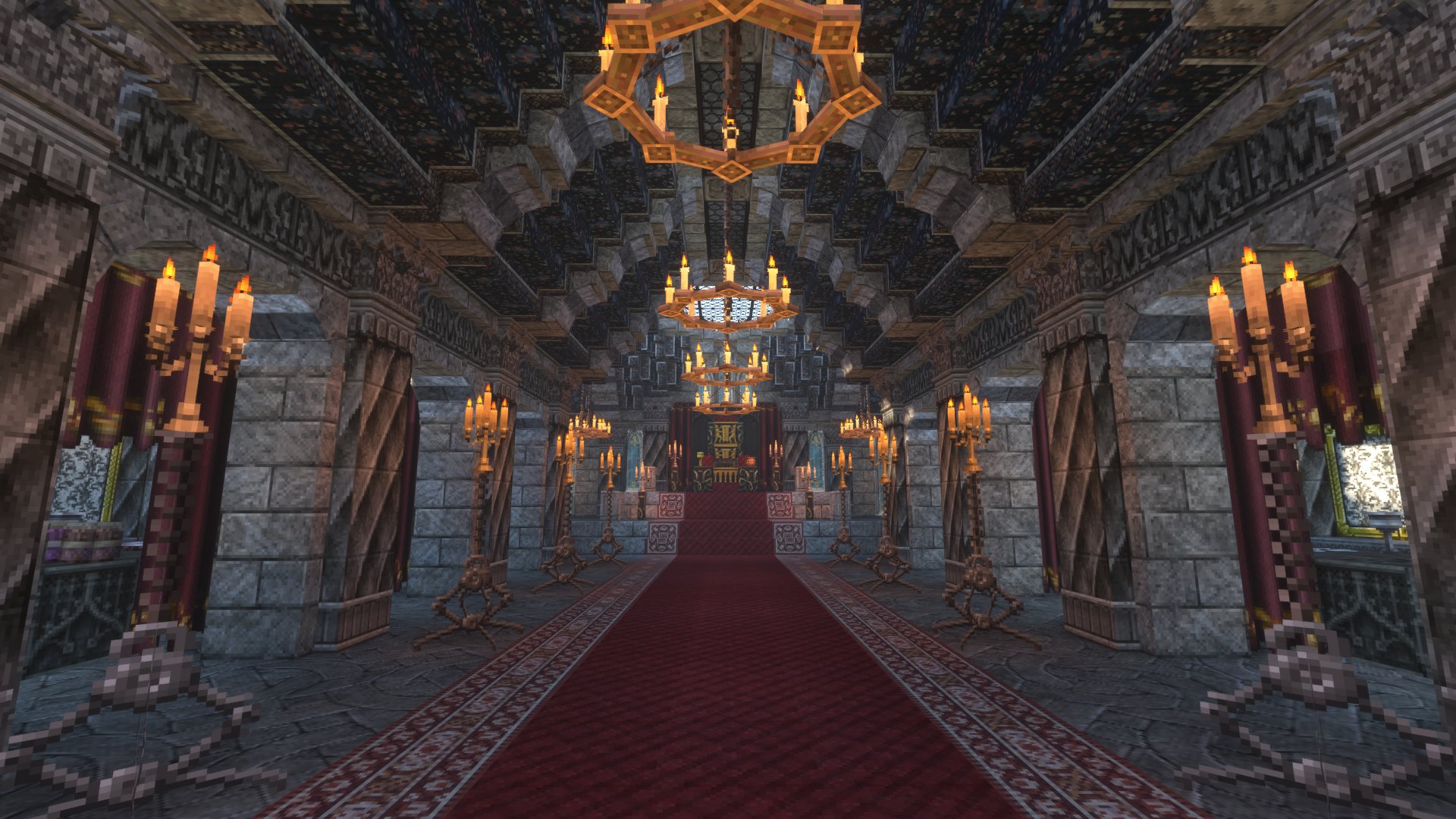 Minecraft Castle Throne Room
