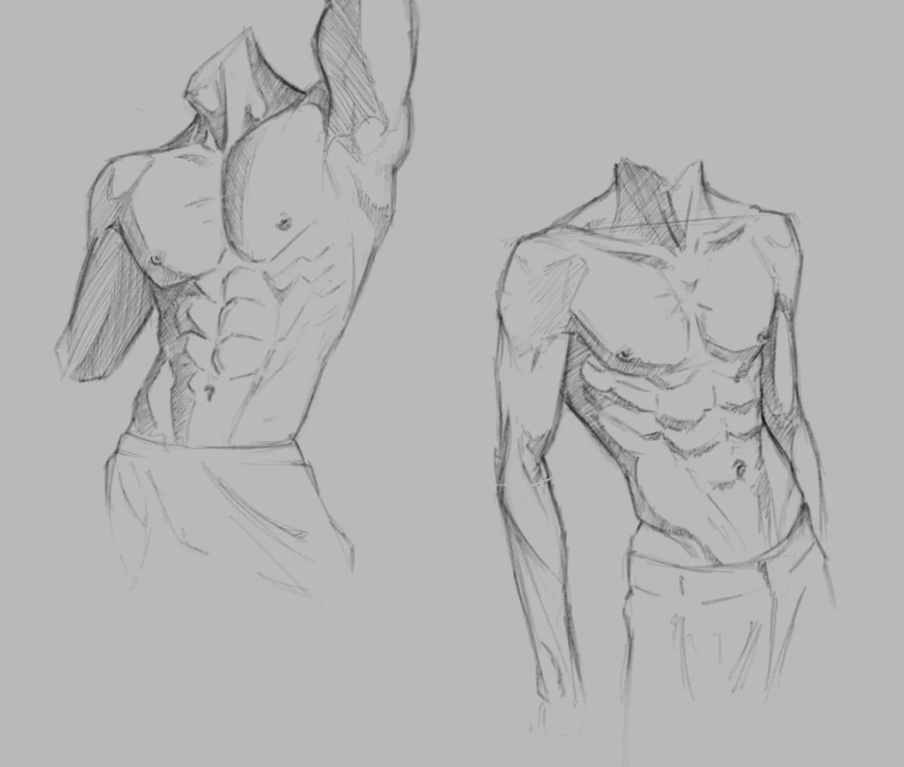 Male Body Sketch