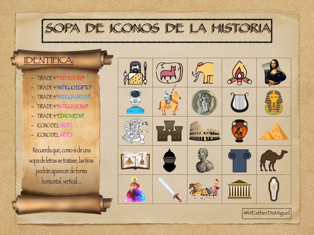Sopa De Letras De Historia