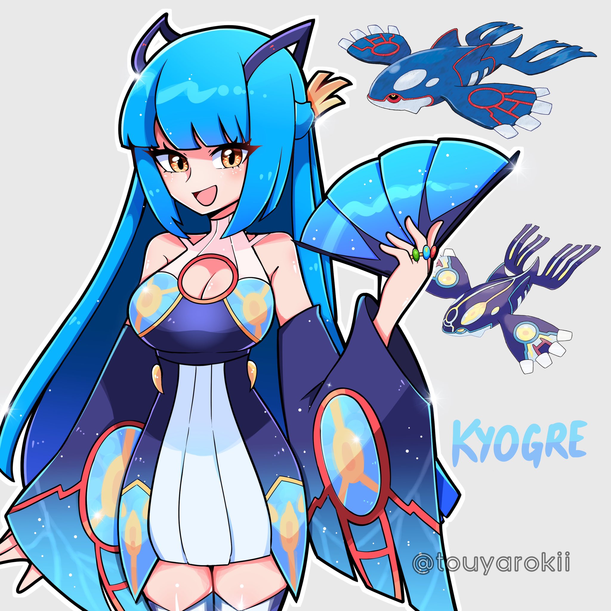 Gijinka Kyogre