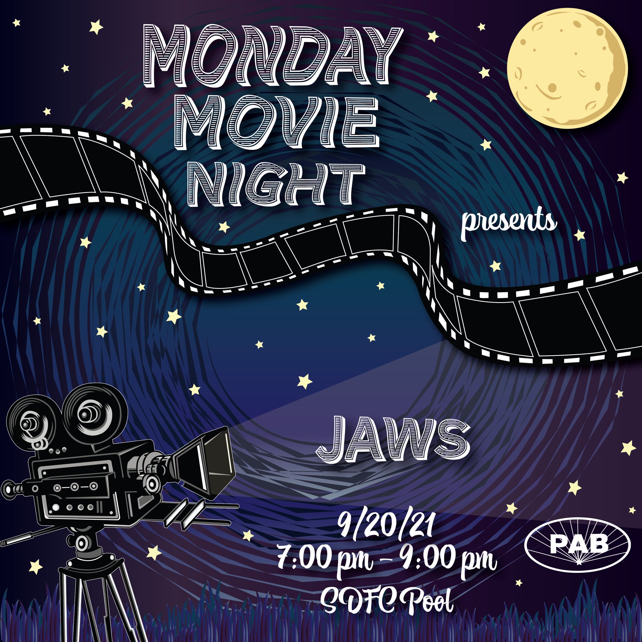 Outdoor Movie Night Clipart