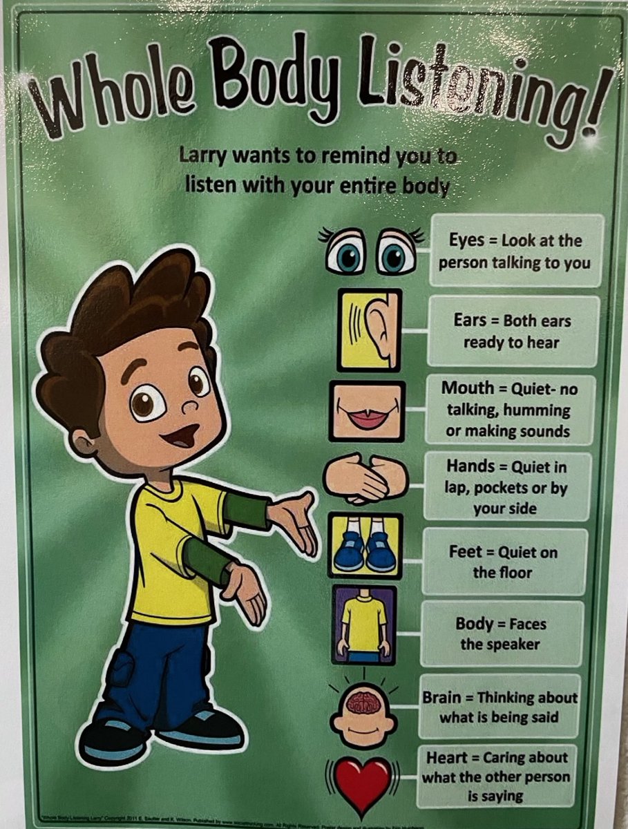 Whole Body Listening Larry Activities