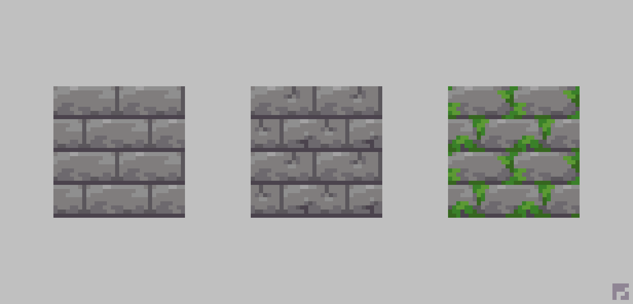 Minecraft Mossy Stone Texture