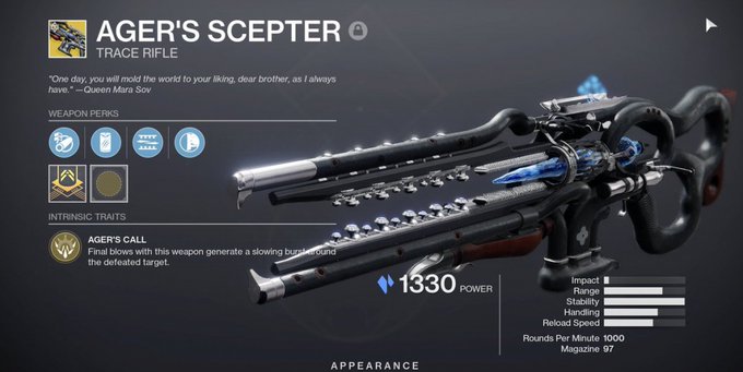 How to unlock Ager's Scepter catalyst in Destiny 2 Season of the Lost