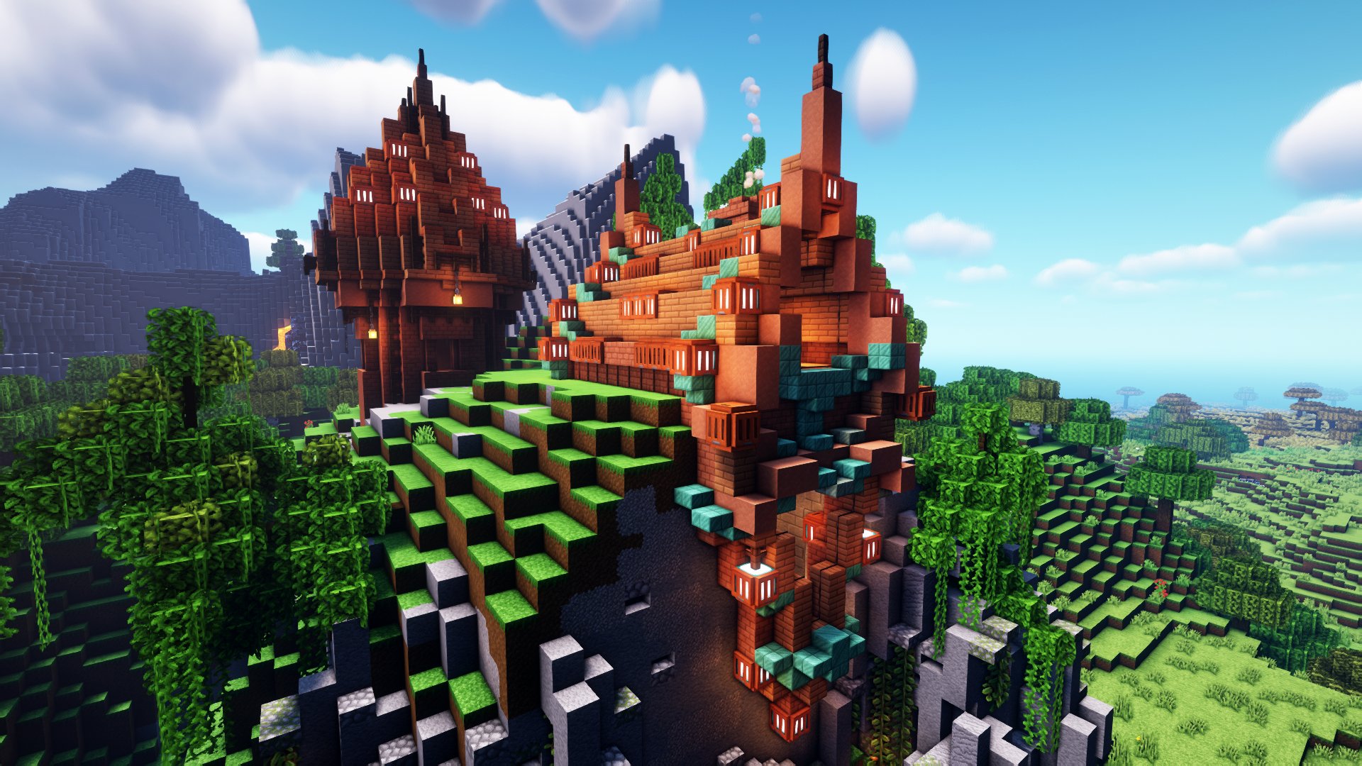 Minecraft Mountain Base