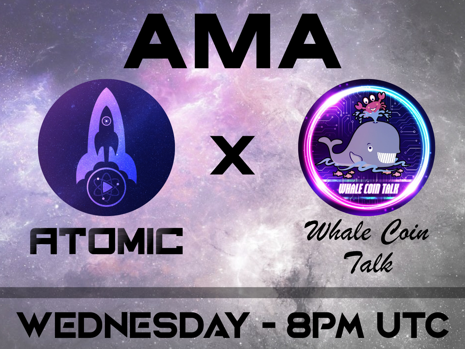 Atomic NFT Token on Twitter: "AMA with Whale Coin Talk on Wednesday #atomictoken #nftgallery…