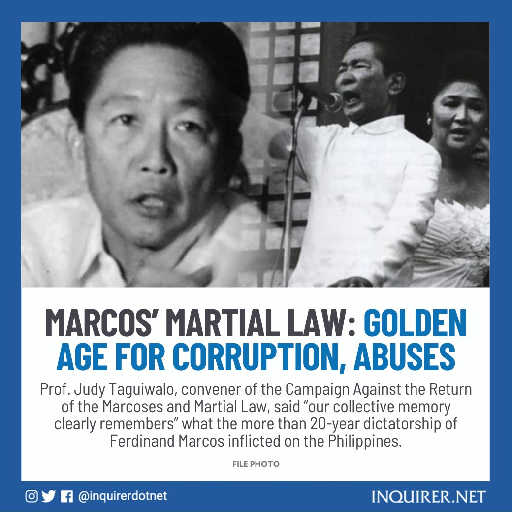While thousands consider the Marcos years as the darkest time in ...
