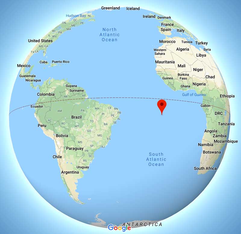 Ascension Island Map
