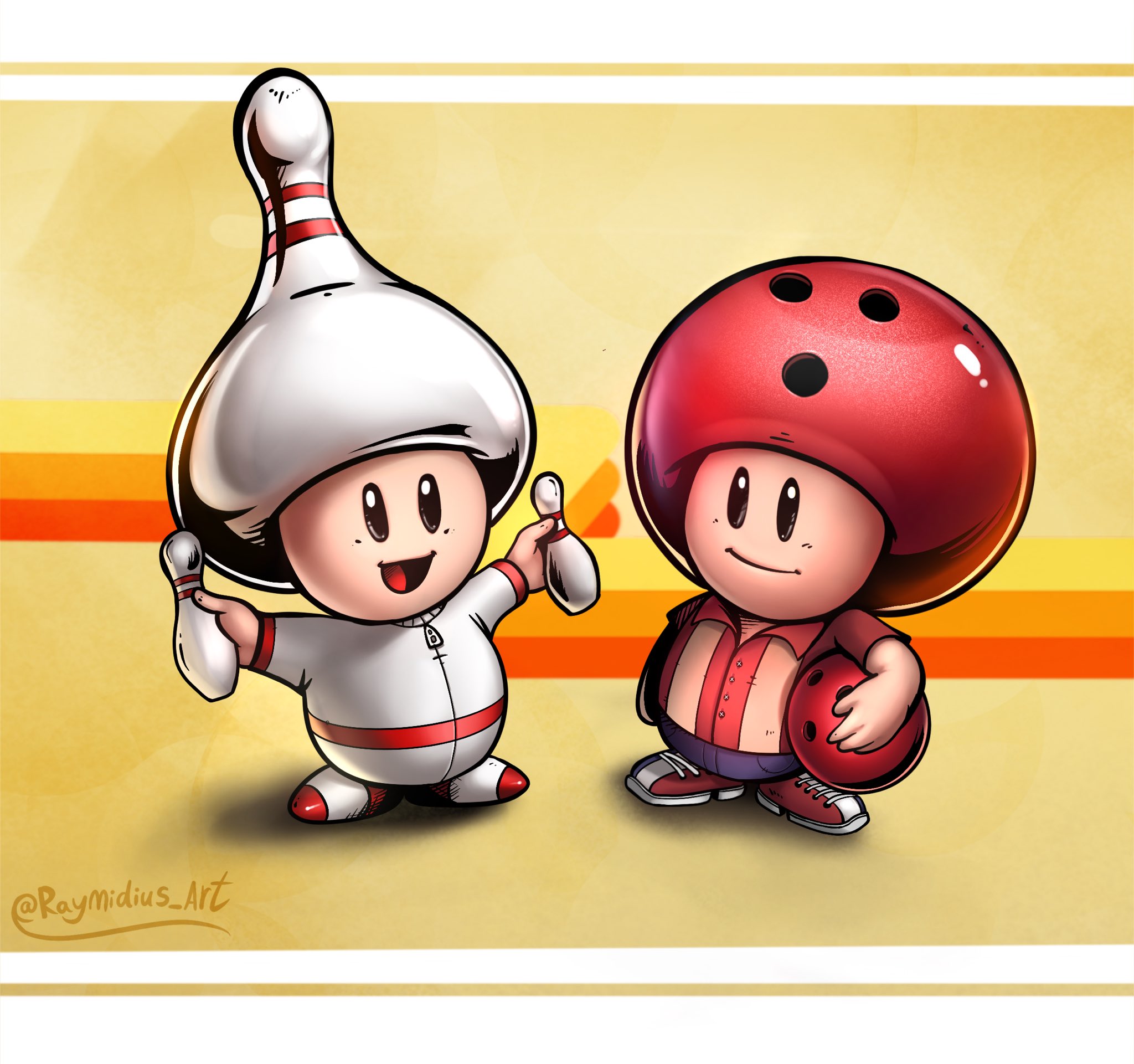 Toad And Toadette Mario Kart Double Dash