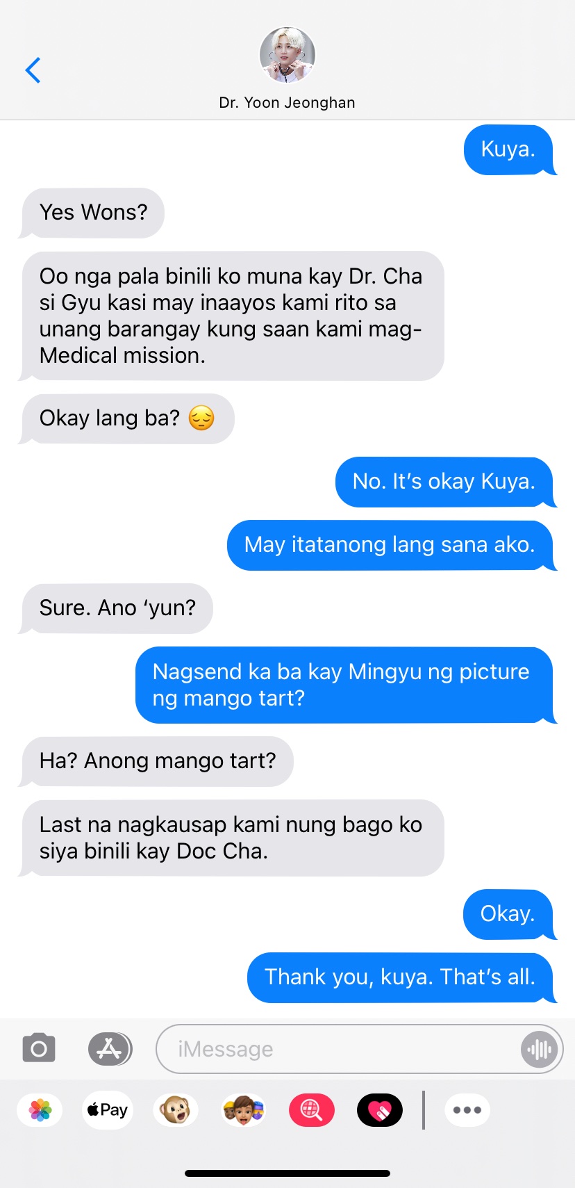 Hapie (dm @myhappyshh) on Twitter: "[1122] Hahahahahahaha kulet ni Dokidocs 😂 + Don’t be shy daw ...