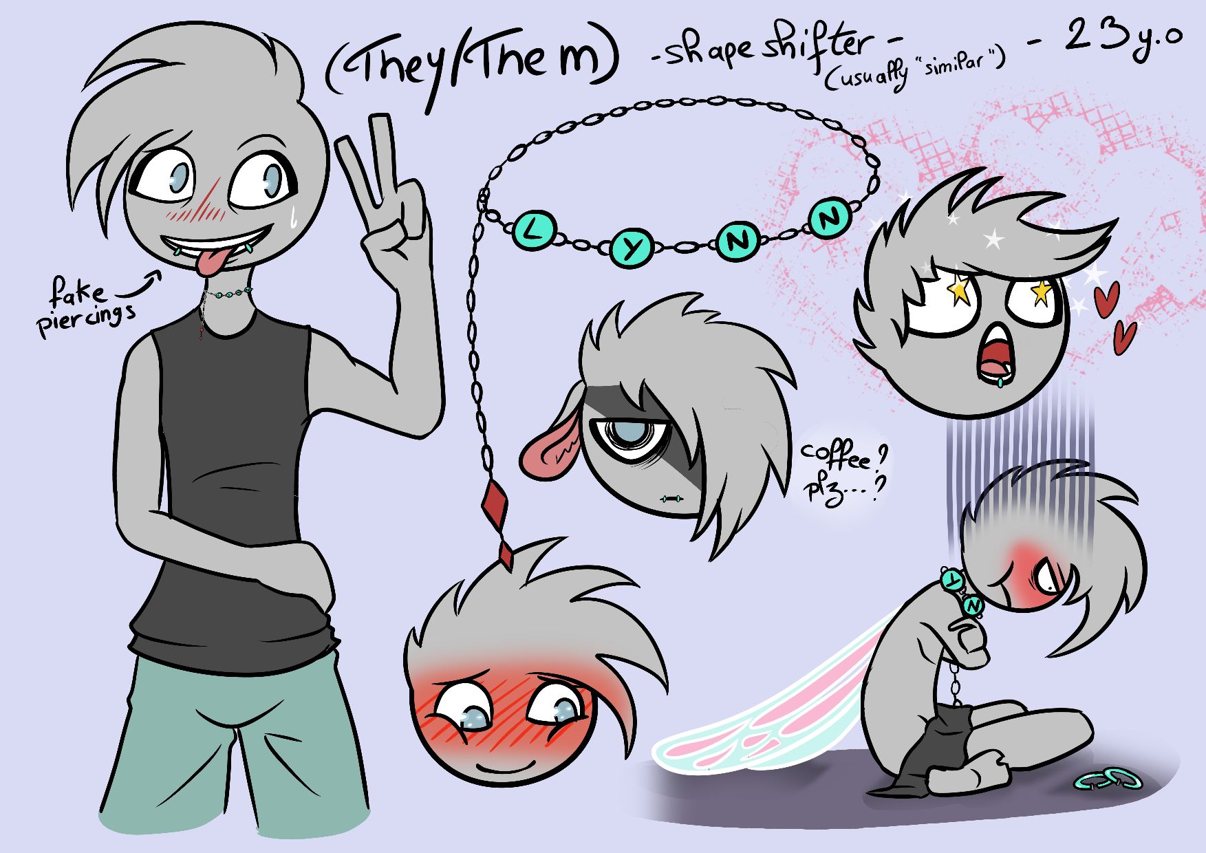 Perfectly Pure on Twitter: "August - September 2021 Oc: Lynn (they/them) Fandom: #YourBoyfriend ...