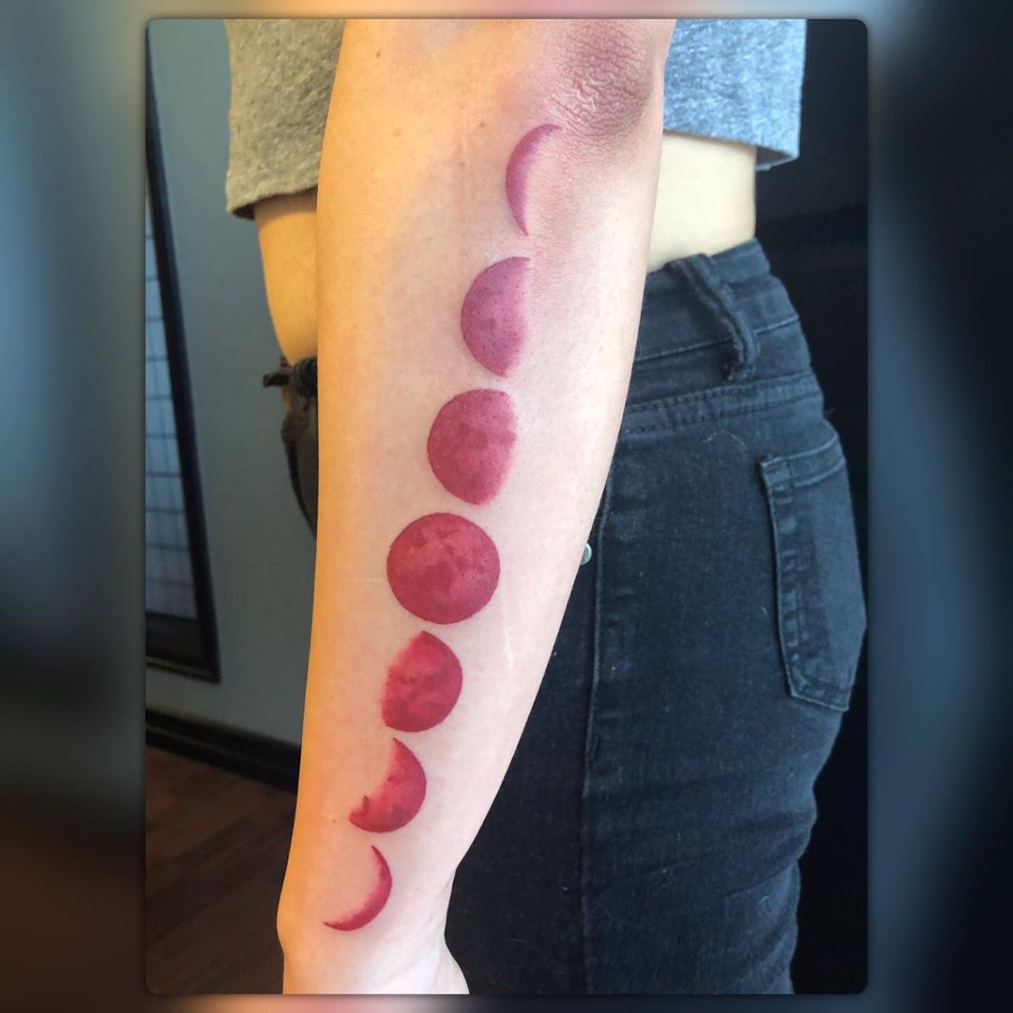 Moon Eclipse Tattoos I Had The Amazing Opportunity Today To Tattoo An