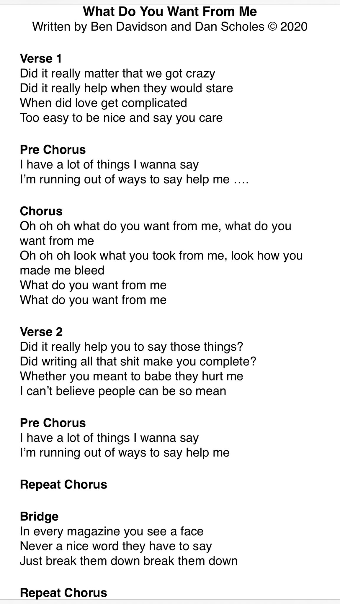 Bullying Song Quotes