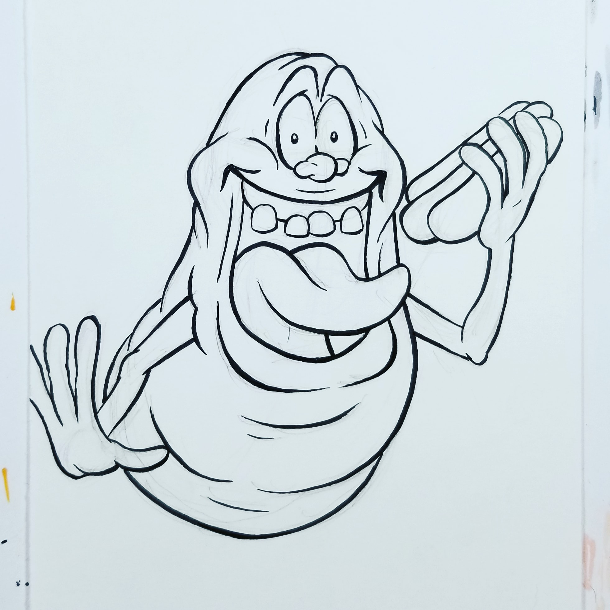 Slimer Coloring Pages