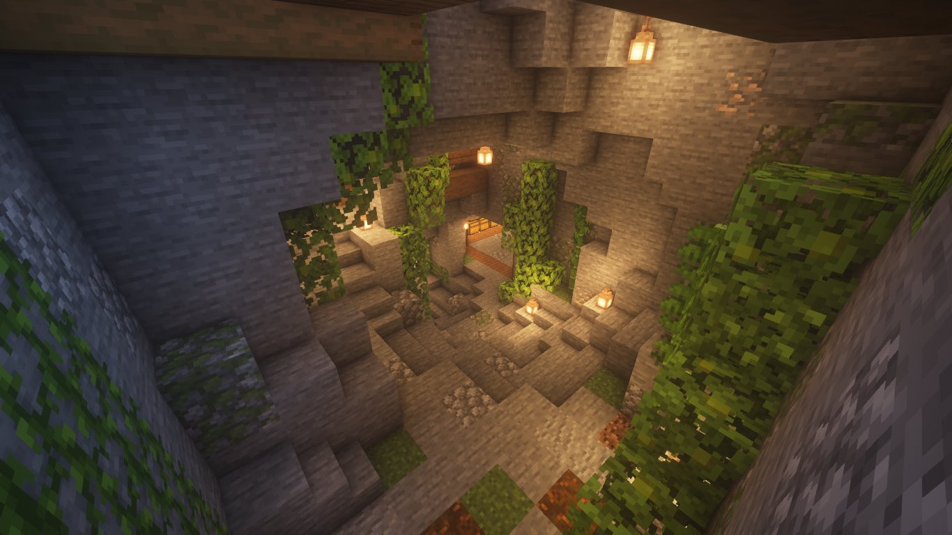 Minecraft Cave House