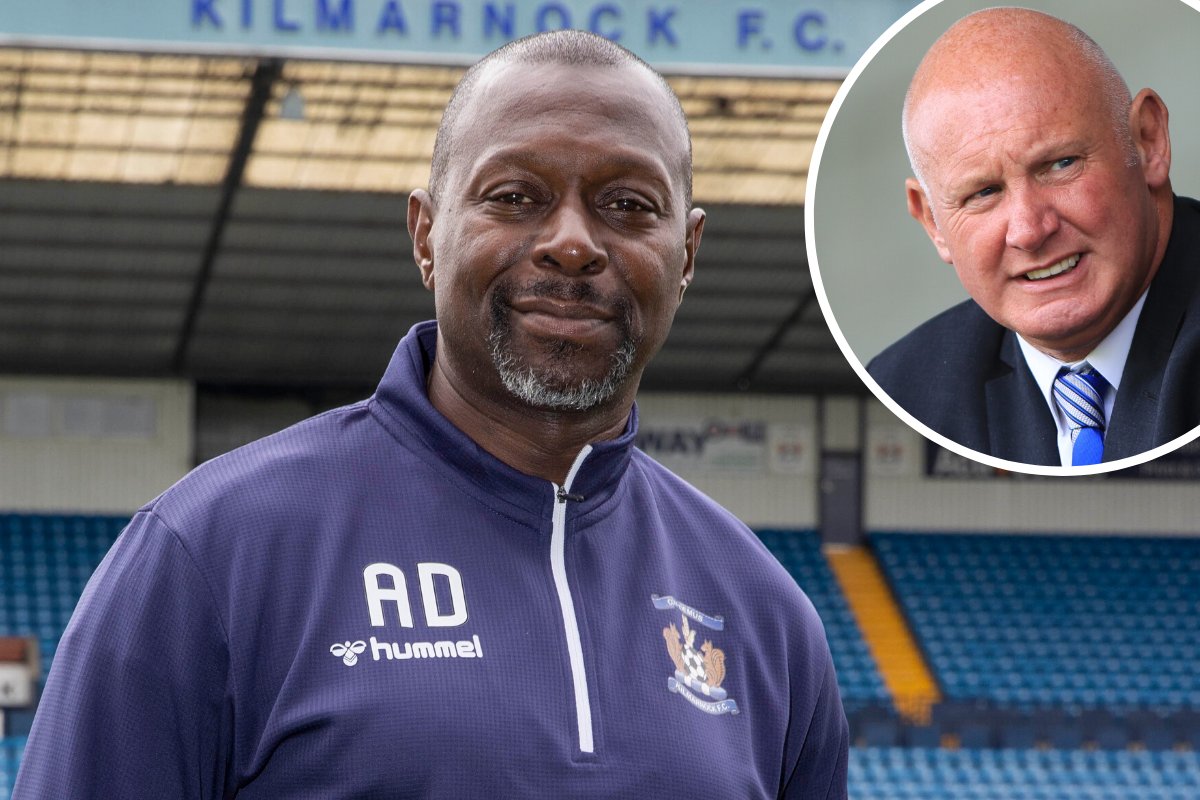 Kilmarnock boss Alex Dyer lit up the room at Blackpool.. even if doesn ...