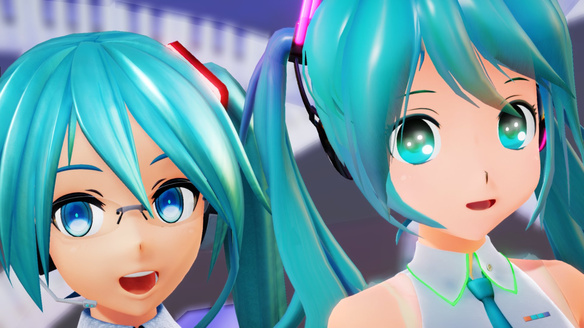 一階_あさぎり on Twitter: "【動画投稿しました】最後はハイタッチで。 【2人構成化と専用カメラ配布予定】ライカ ミク（コロン式,大葉式MAKO）Ray-MMD ...