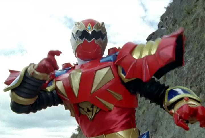 Power Rangers Dino Thunder Red Ranger Battlizer
