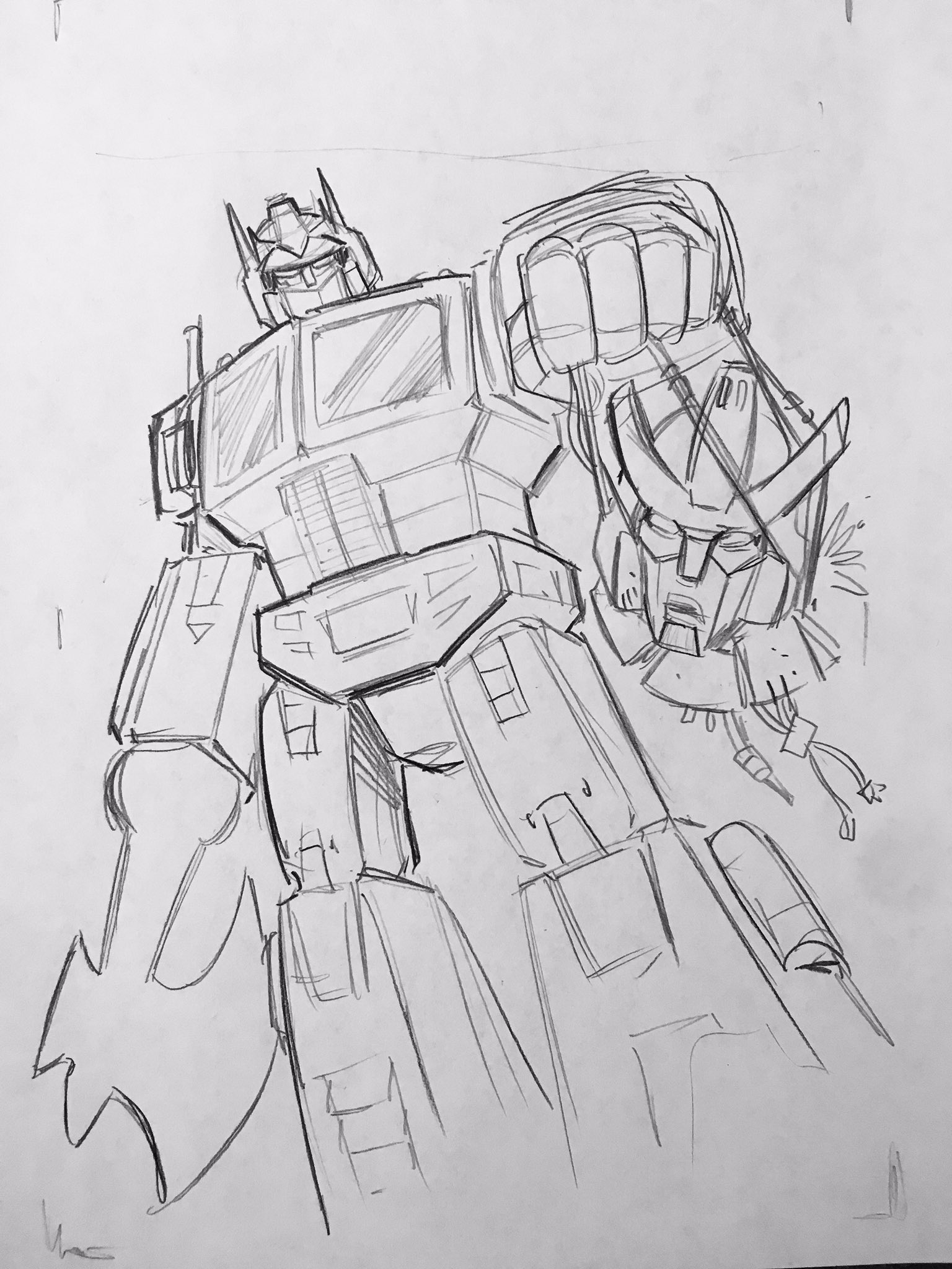 Transformers Drawings In Pencil