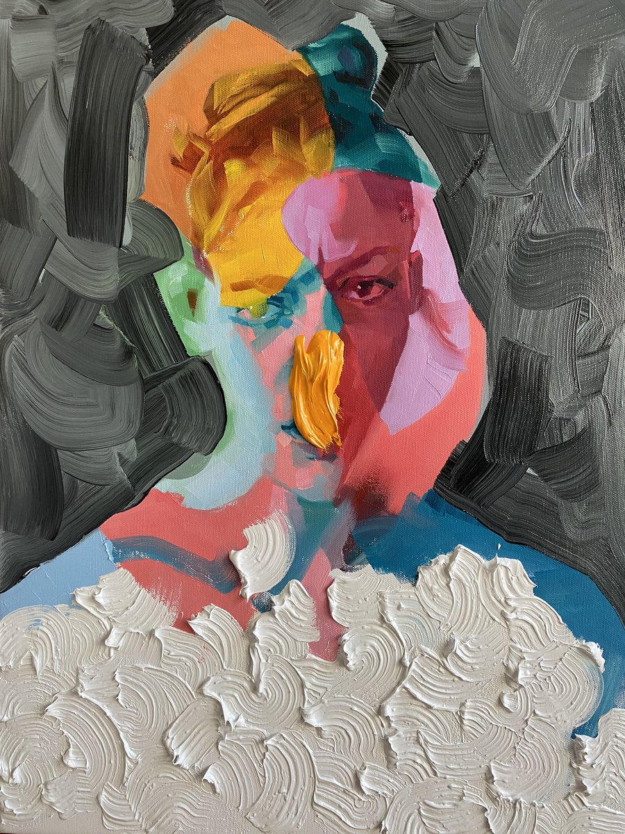 leaving with nowhere to go" 24"x 18" 」|brandon lillibridgeのイラスト