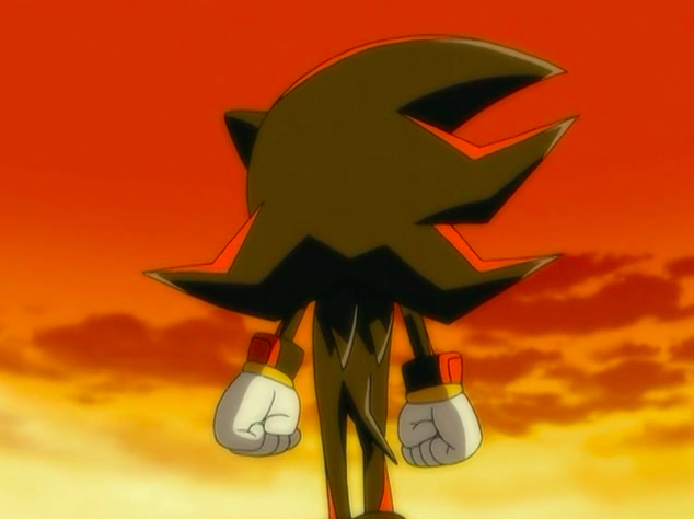 Sonic X: In a few animation frames of the English Pilot episode, Sonic ...