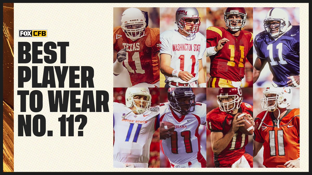 Who is the best college football player to wear No. 11? | FOX College ...