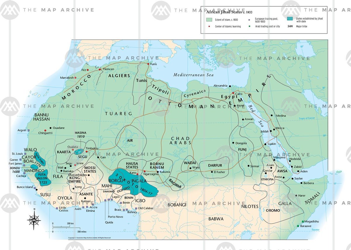 Sokoto Caliphate Map