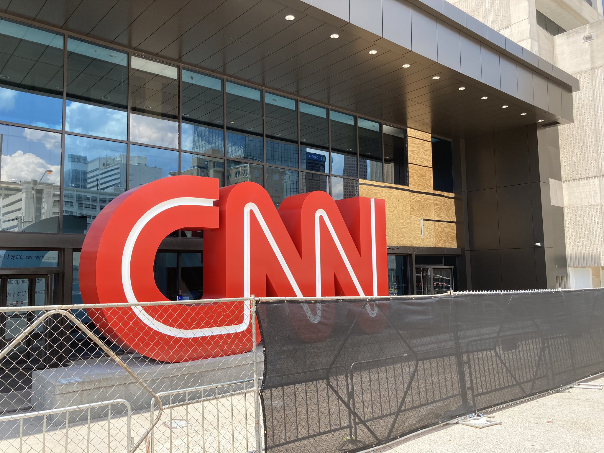 CNN Builds a Wall to Protect Atlanta Headquarters